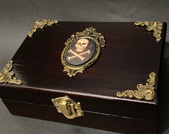 Skull Jewelry Box - Etsy