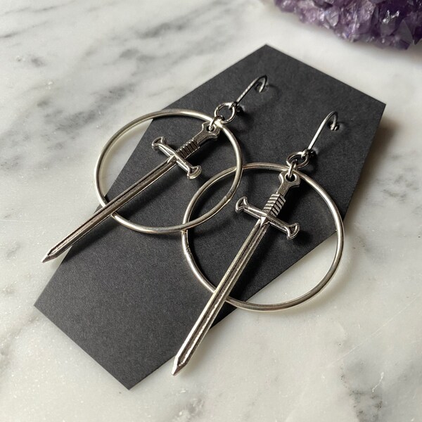 Sword Earring - Etsy