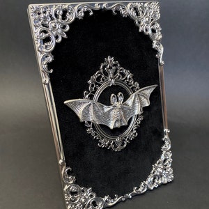 Gothic Framed Vampire Bat, Vampire Wall Art, Gothic Oddity Wall Art ...