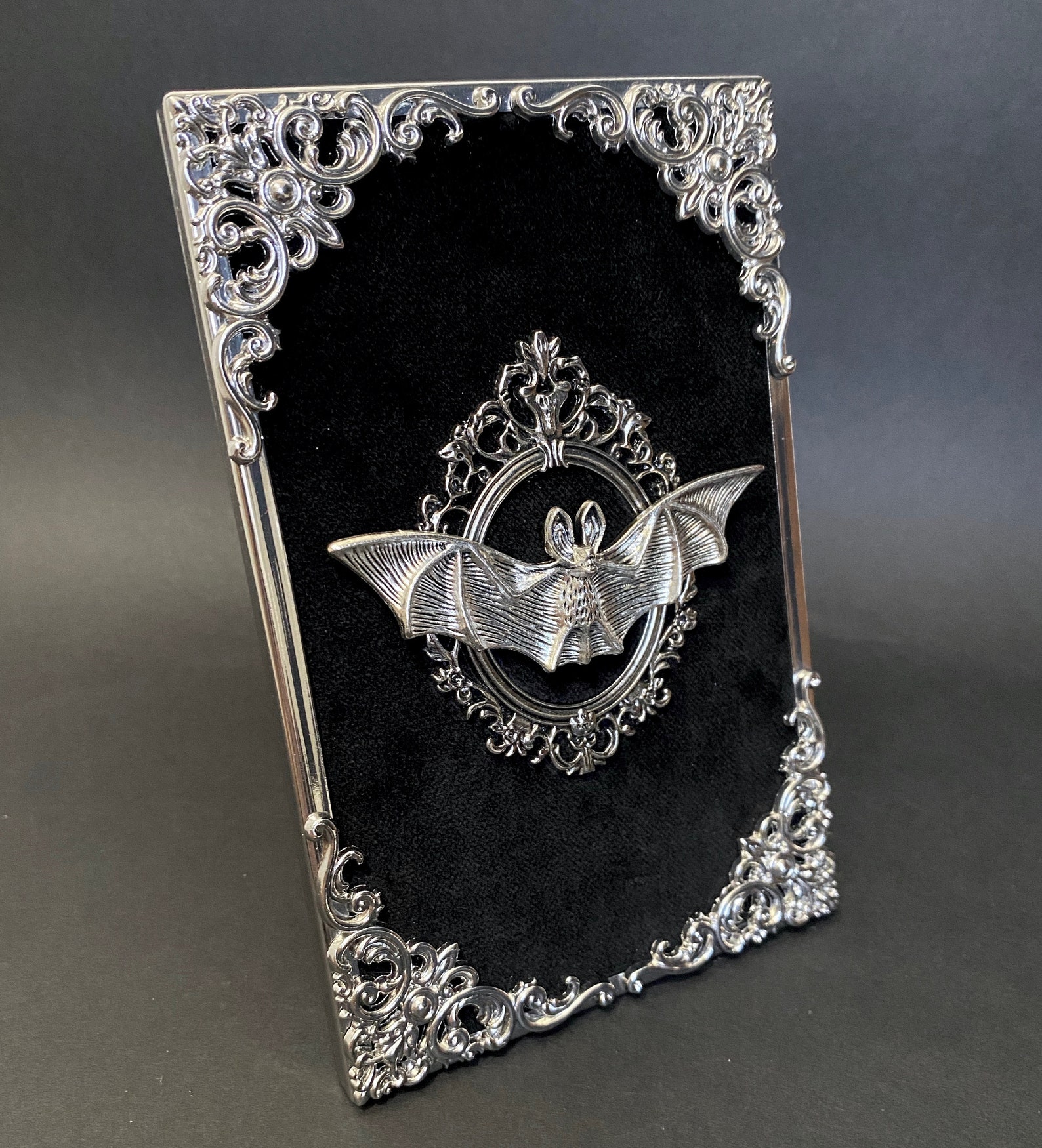 Gothic Framed Vampire Bat Vampire Wall Art Gothic Oddity - Etsy