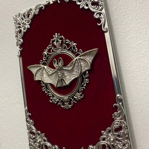 Gothic Framed Vampire Bat, Vampire Wall Art, Gothic Oddity Wall Art ...