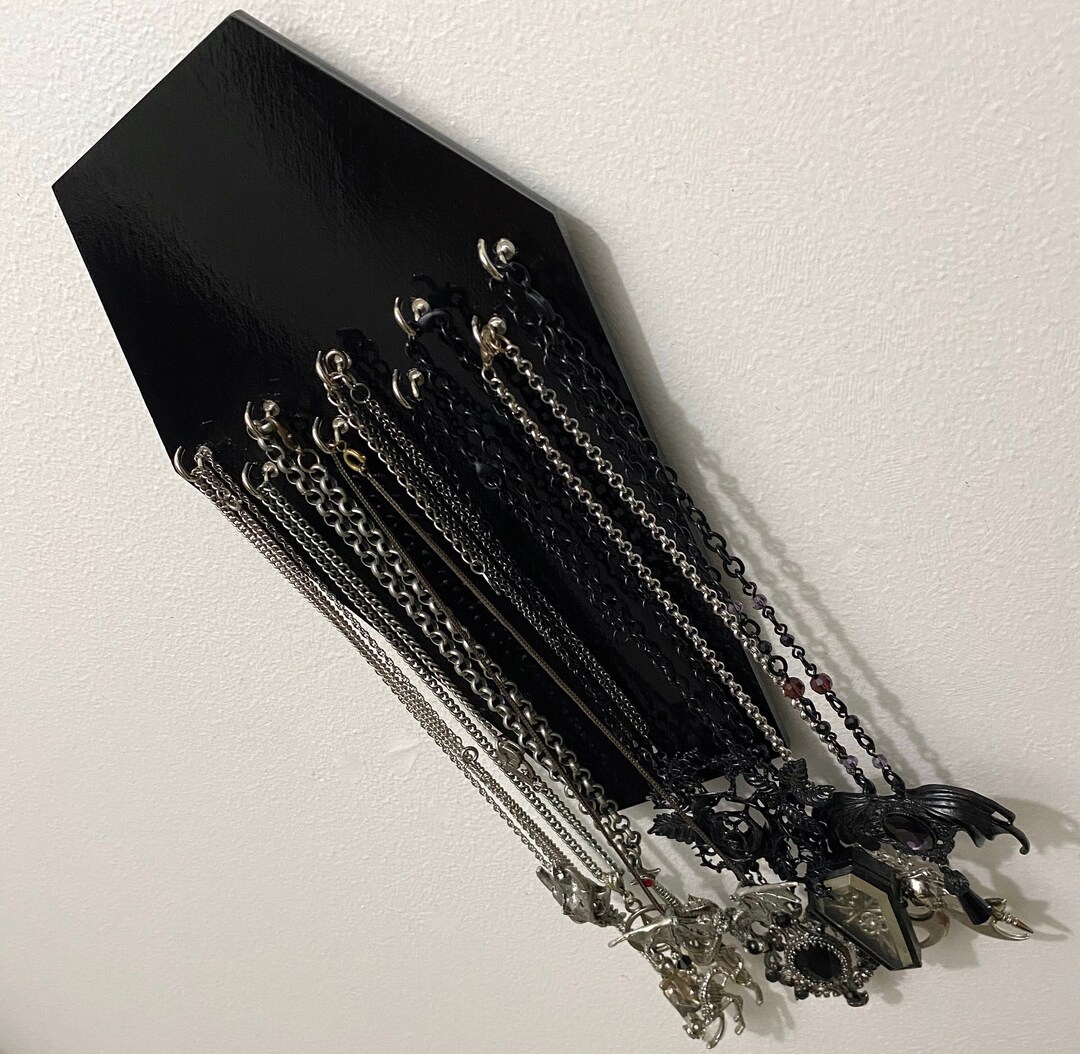 Coffin Jewelry Hanger, Coffin Key Holder, Gothic Coffin Wall-hanger ...