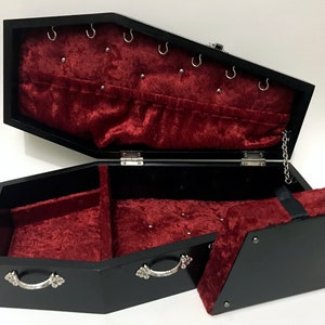 Vampire Coffin Jewelry Box, Gothic Coffin Jewelry Box, Ring Tray ...
