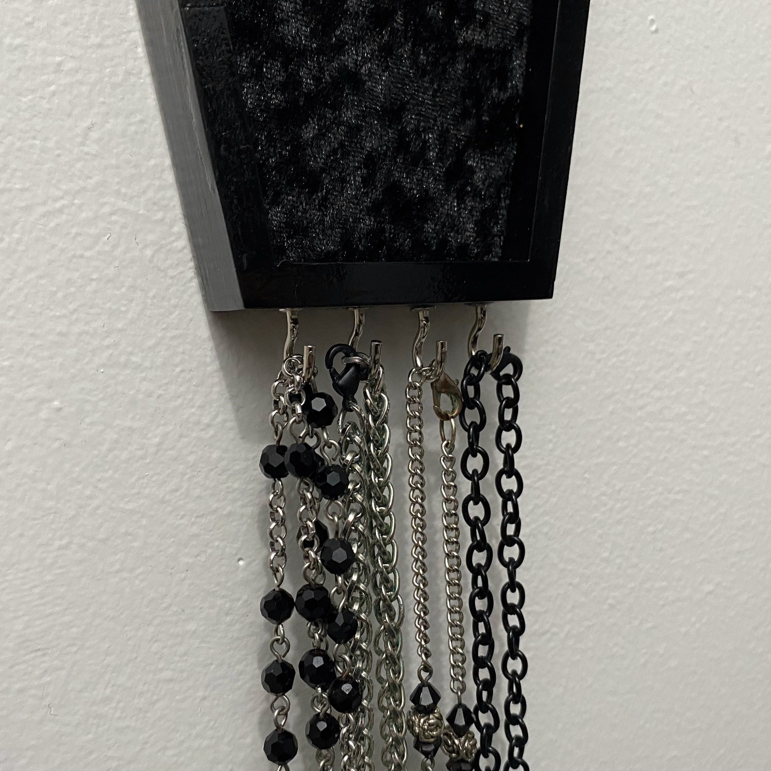 Coffin Pin Board, Black Coffin Bedroom Decor, 12 Inch Pin Board With ...