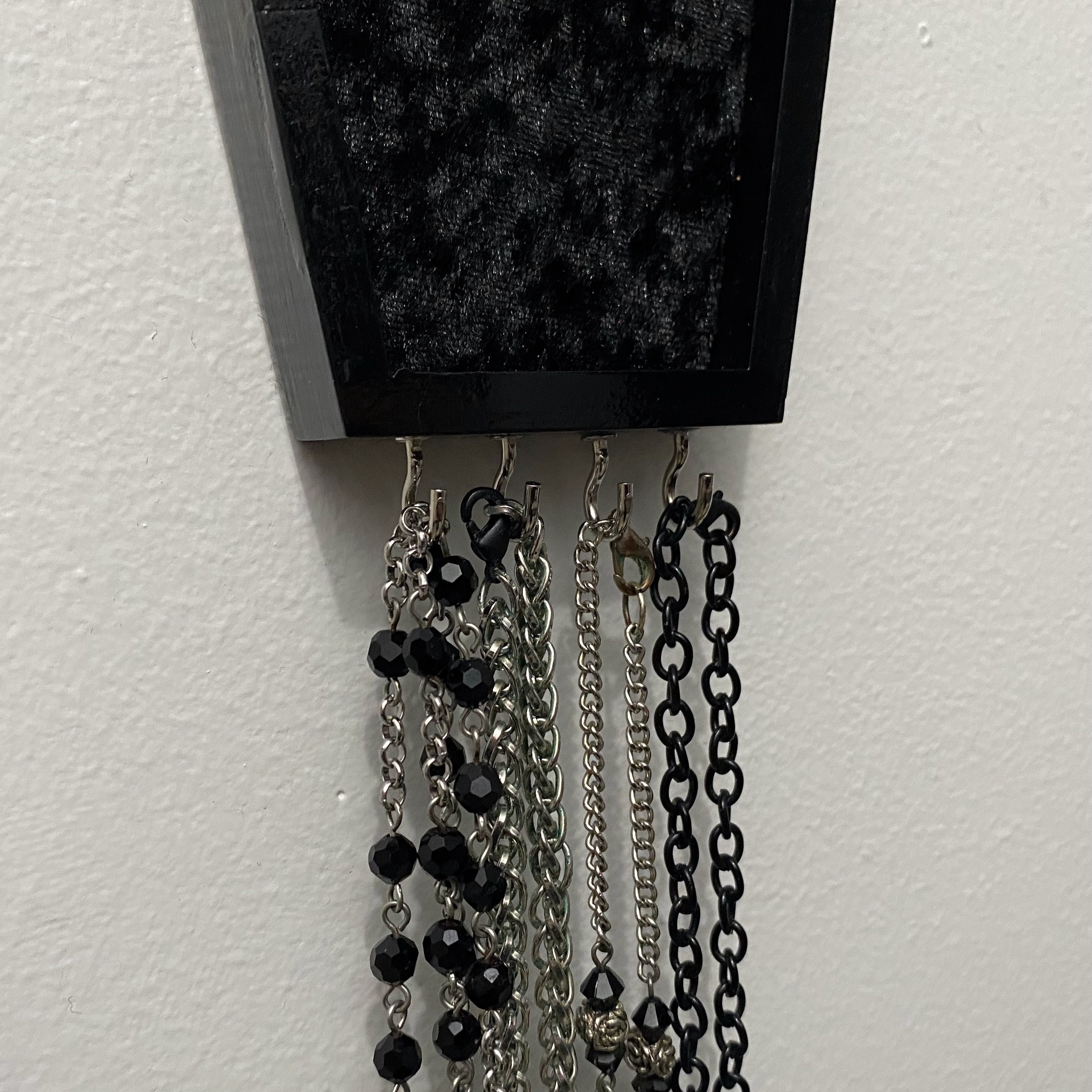 Coffin Pin Board, Black Coffin Bedroom Decor, 12 Inch Pin Board With ...