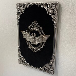 Gothic Framed Vampire Bat, Vampire Wall Art, Gothic Oddity Wall Art ...