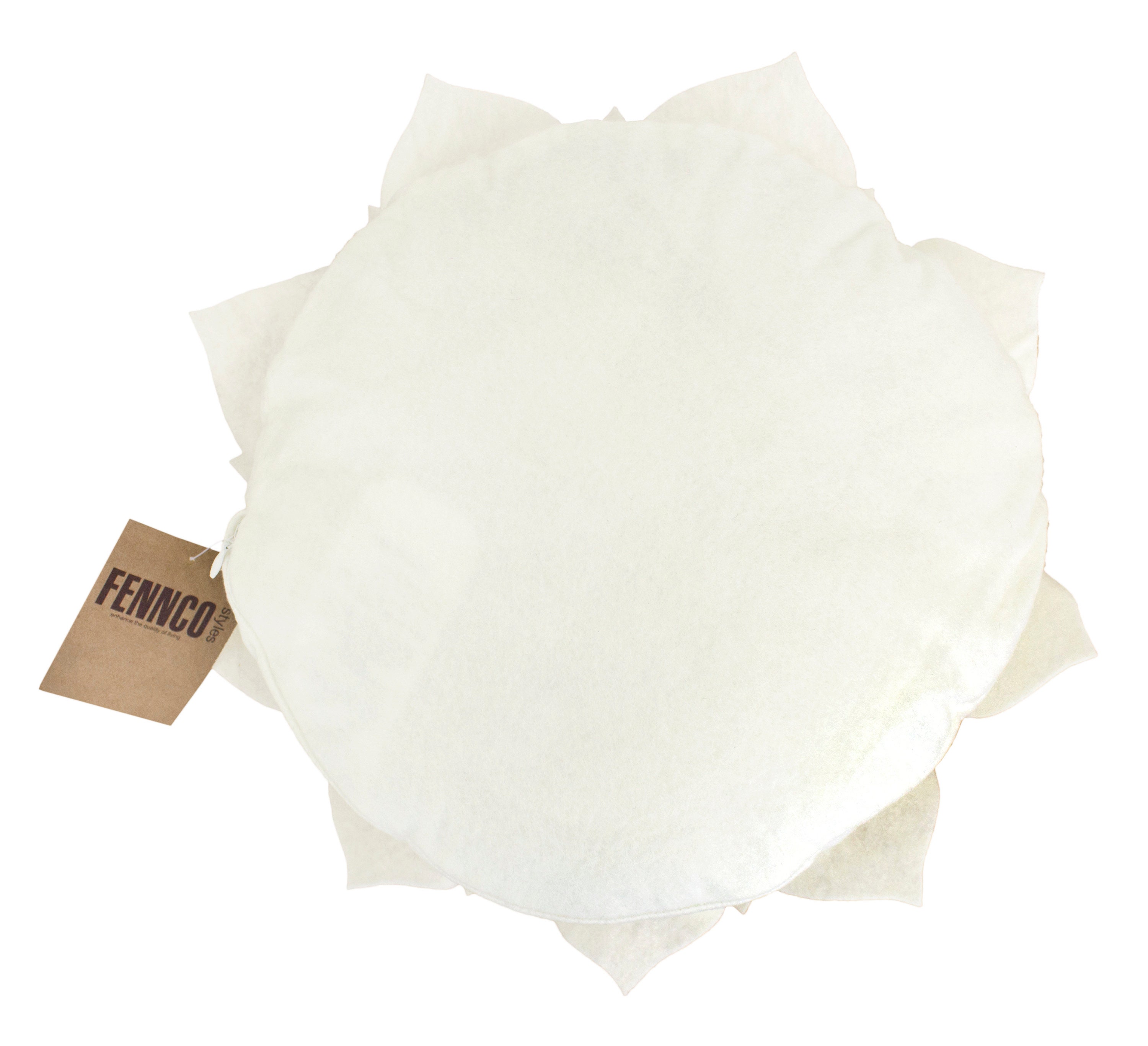 Ivory 13 16 3D Heart-shape Petals Decorative Throw | Etsy