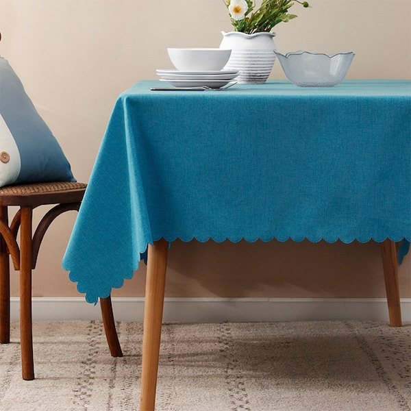 Teal Tablecloth - Etsy