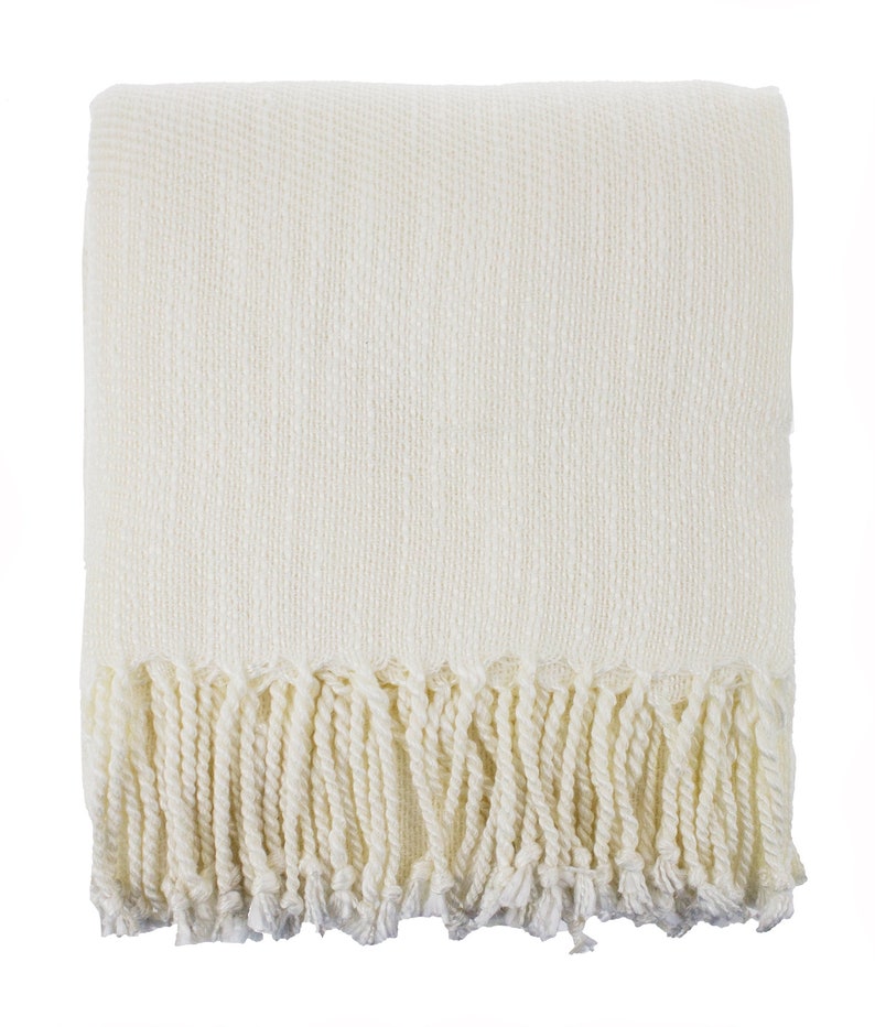 Classic Chunky Yarn Woven 50x60 Inch Throw Blanket With | Etsy