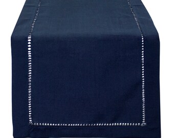 Navy Table Runner - Etsy