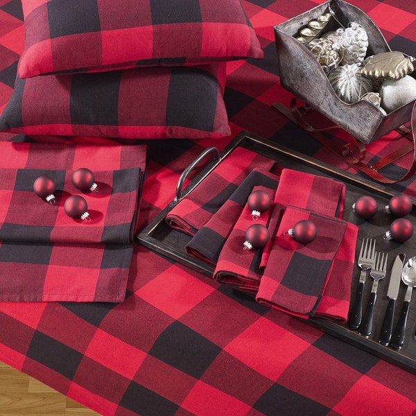 Buffalo Plaid Tablecloth - Etsy