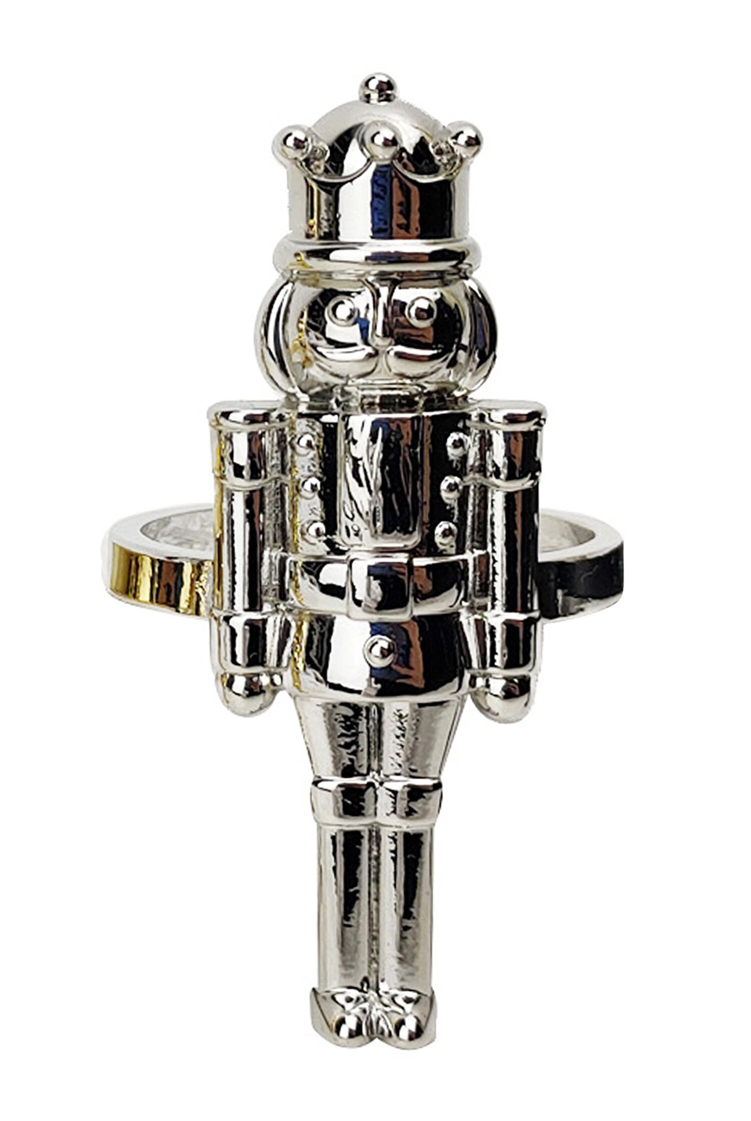 Nutcracker Metal Decorative Set of 4 Napkin Rings. Holiday | Etsy