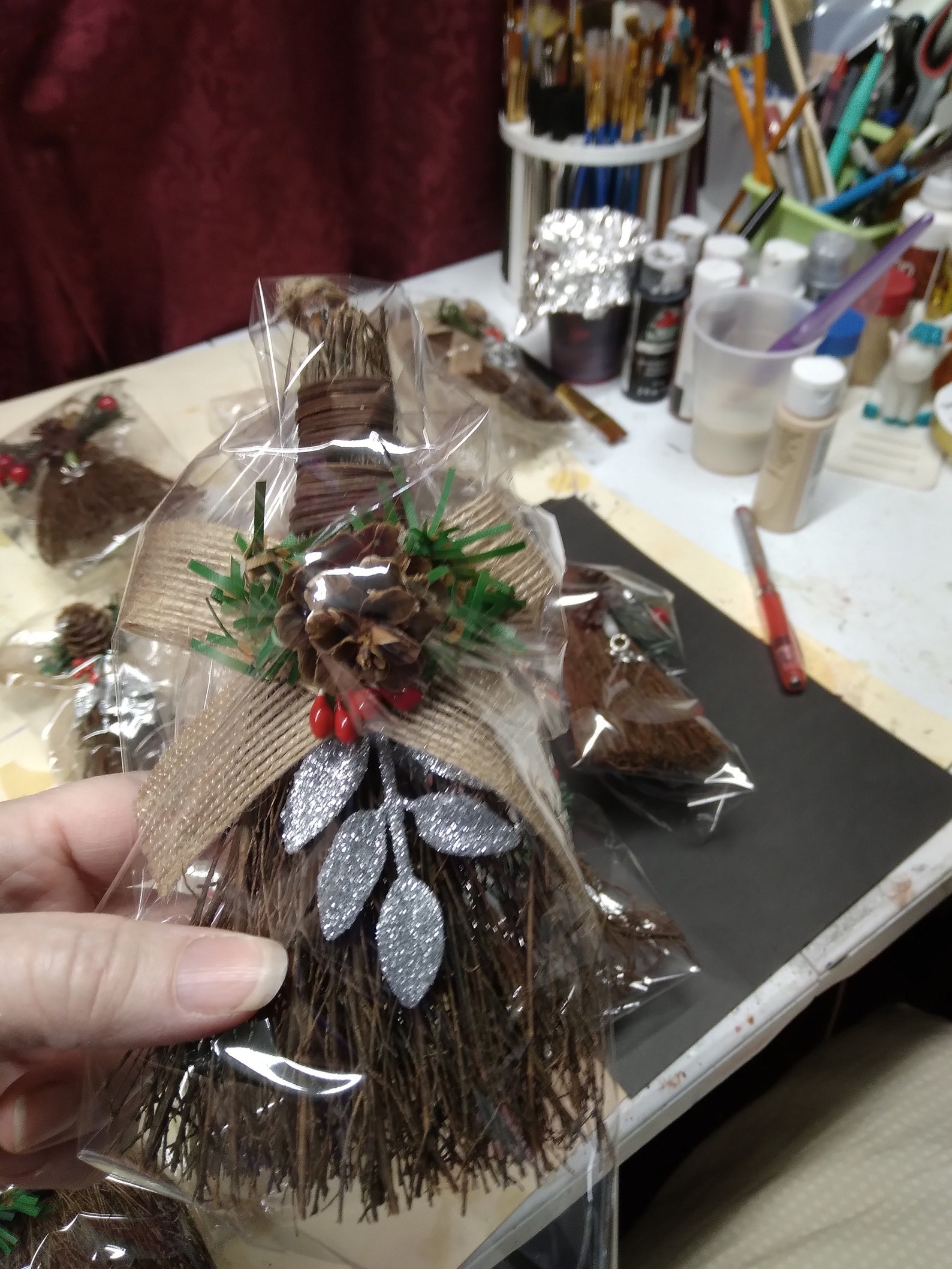Mini Holiday Gift Brooms - Etsy
