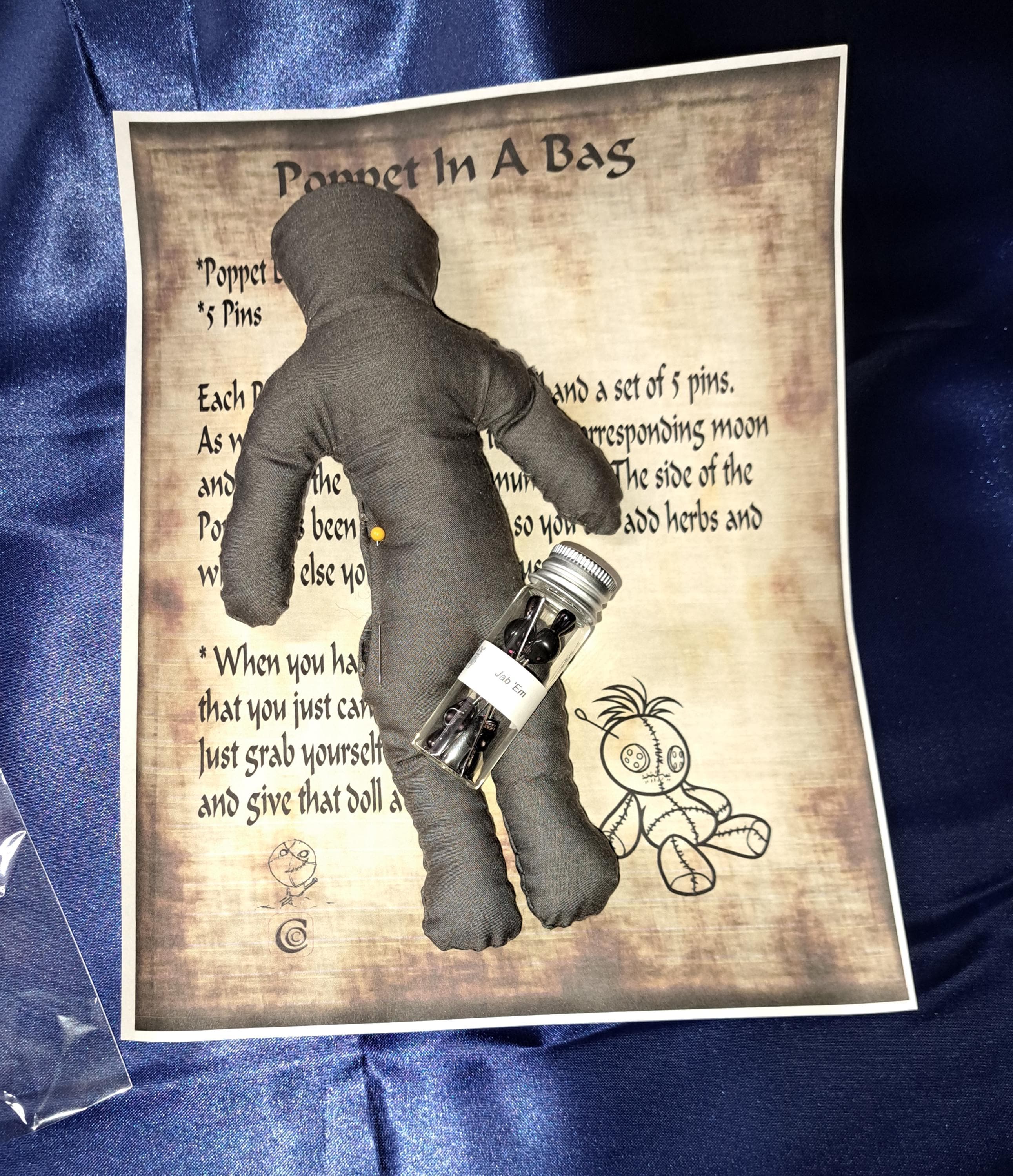 Simple Poppet Doll With Pins - Etsy