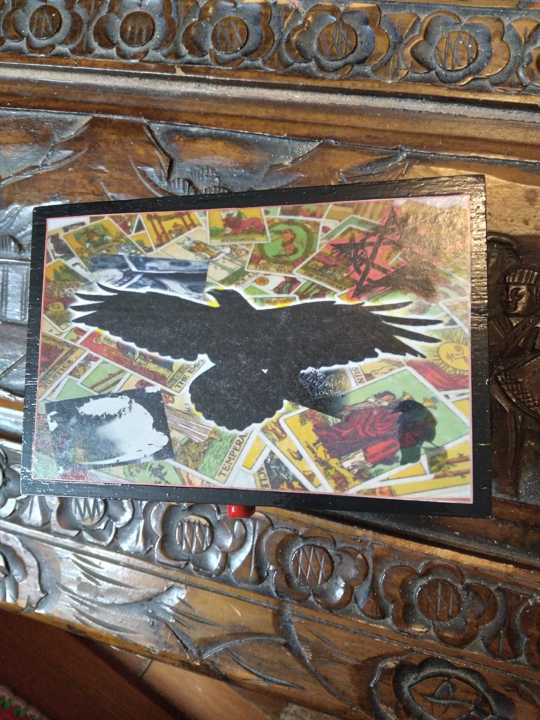 Raven Themed Tarot Card Box - Etsy