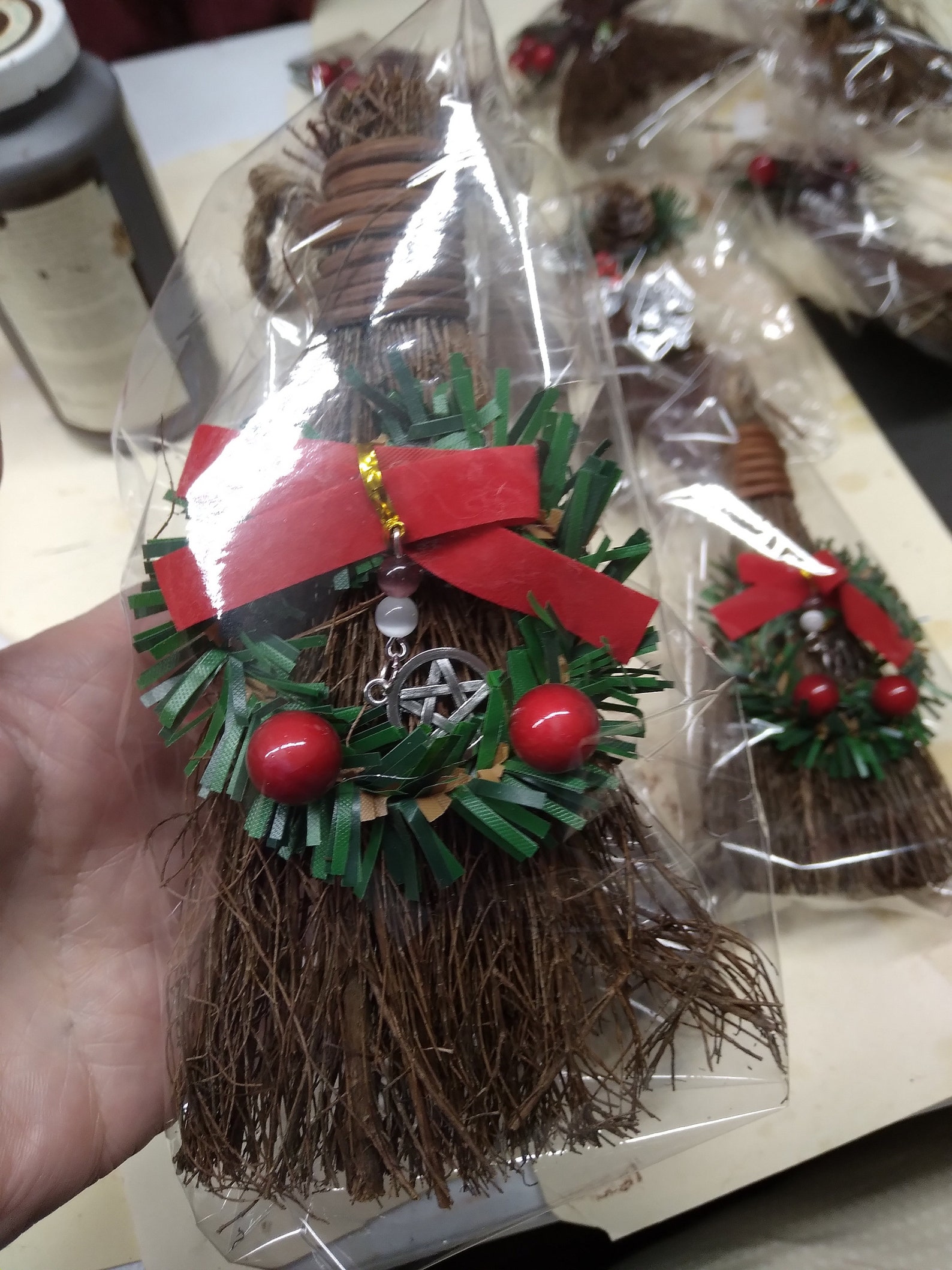 Mini Holiday Gift Brooms - Etsy