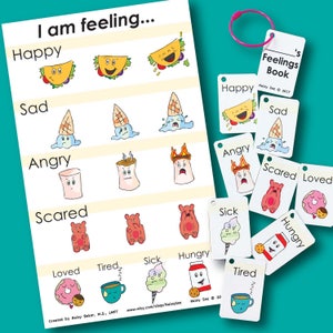 My First Feelings Flip Book - Etsy