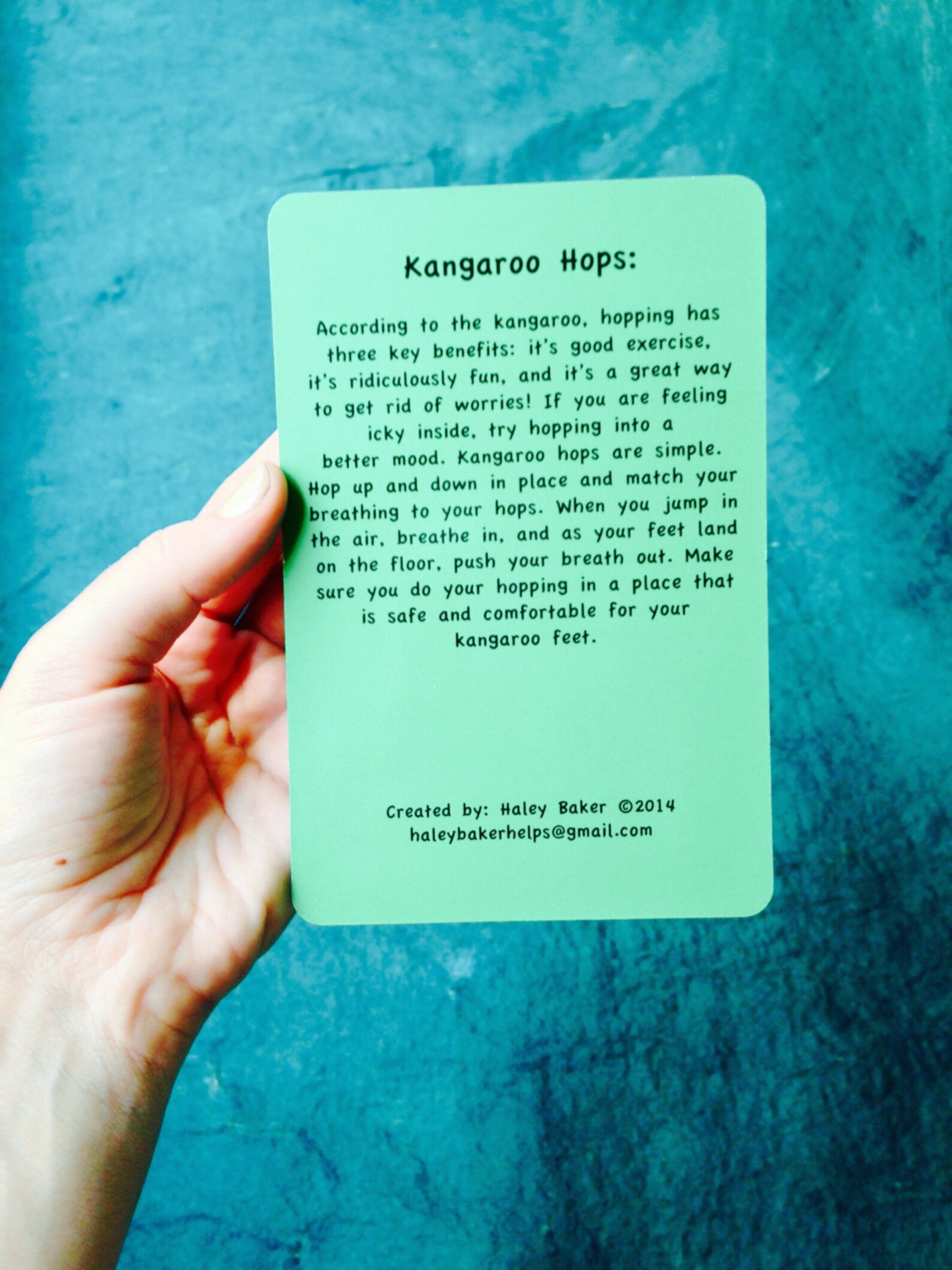 Jitter Gitters! 10 Exercises to Keep Any Emotion From Running WILD! - Etsy