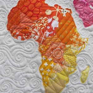 World Map Quilt Pattern/ Small Wall Art World Quilt Pattern Map Quilt ...