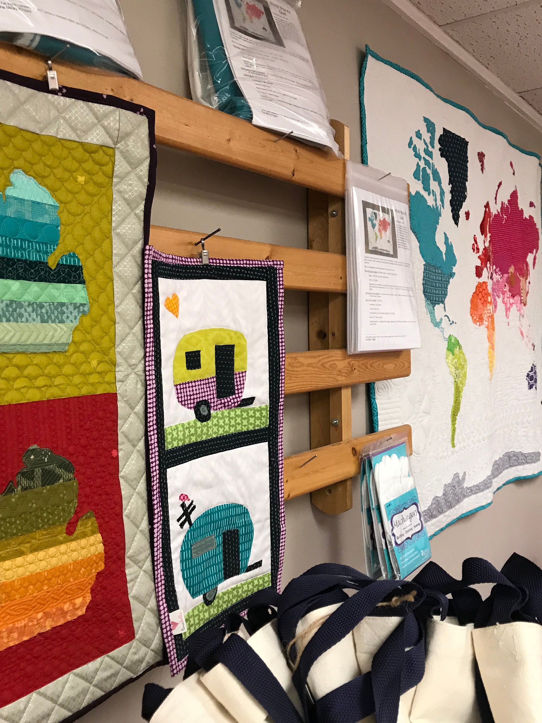 World Map Quilt Pattern/ Small Wall Art World Quilt Pattern Map Quilt ...