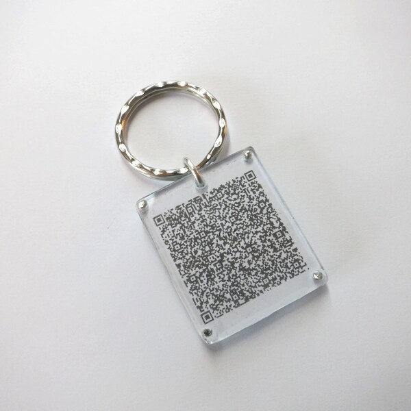 Shop Qr Code Keychain Online - Etsy