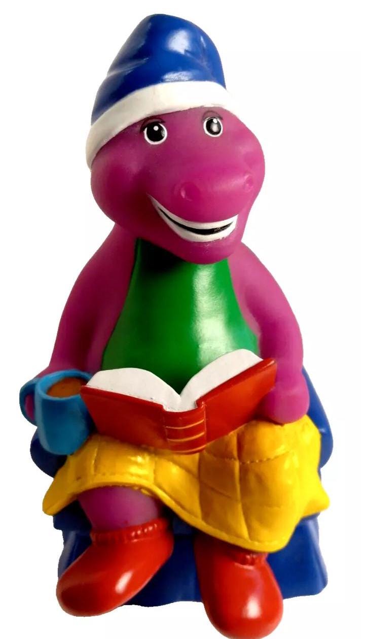 Barney Coin Bank 7" Dinosaur Story Time Lyons Group 1993 Vibrant Colors ...
