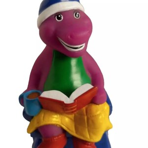 Barney Coin Bank 7" Dinosaur Story Time Lyons Group 1993 Vibrant Colors ...