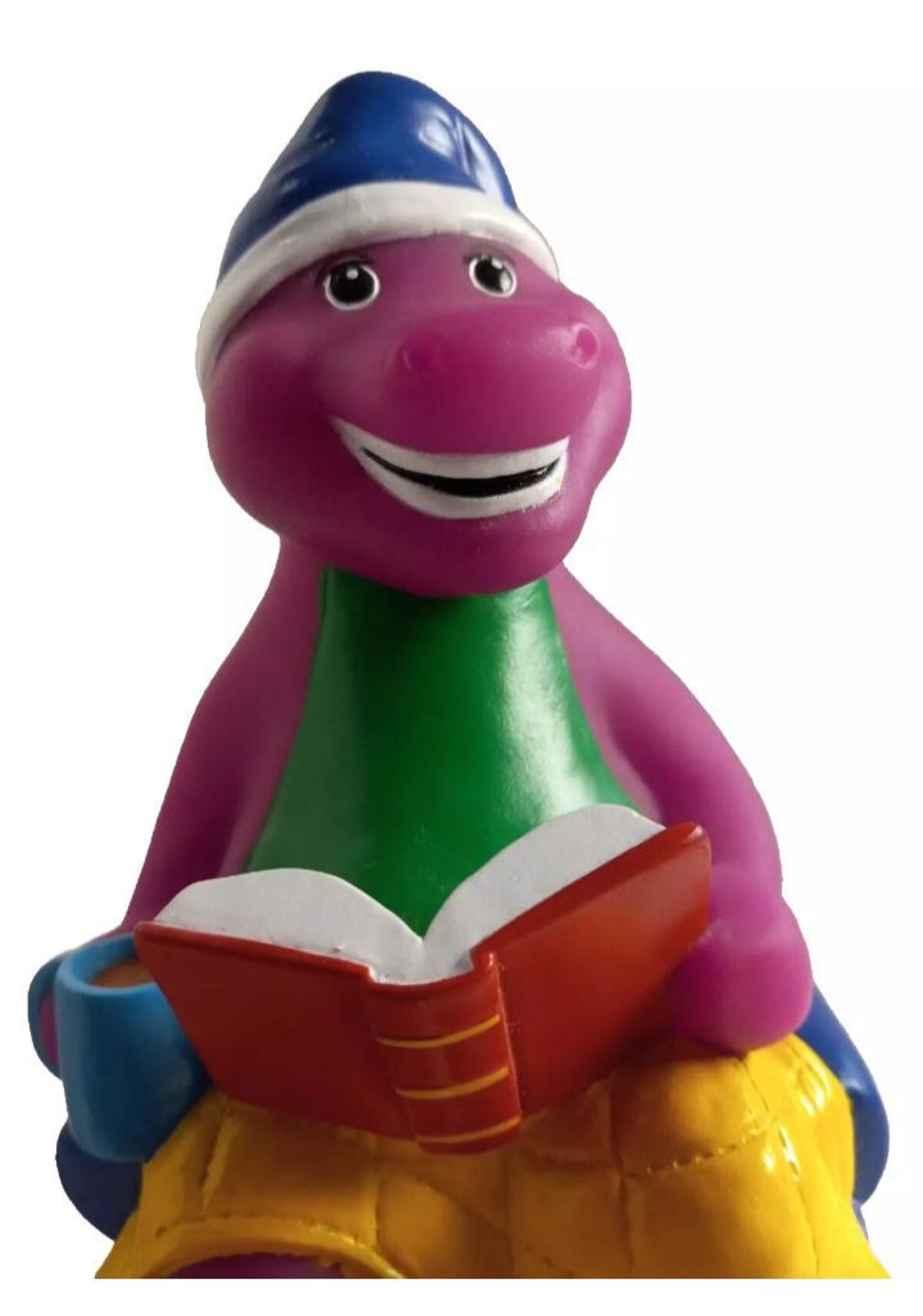 Barney Coin Bank 7" Dinosaur Story Time Lyons Group 1993 Vibrant Colors ...