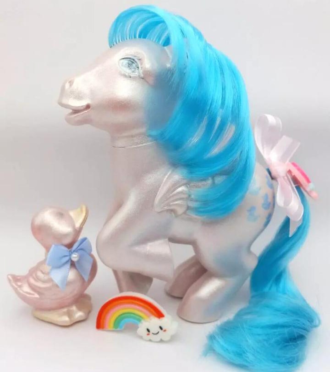 My Little Pony Vintage G1 Sprinkles and Duck Soup Custom Pearlized ...