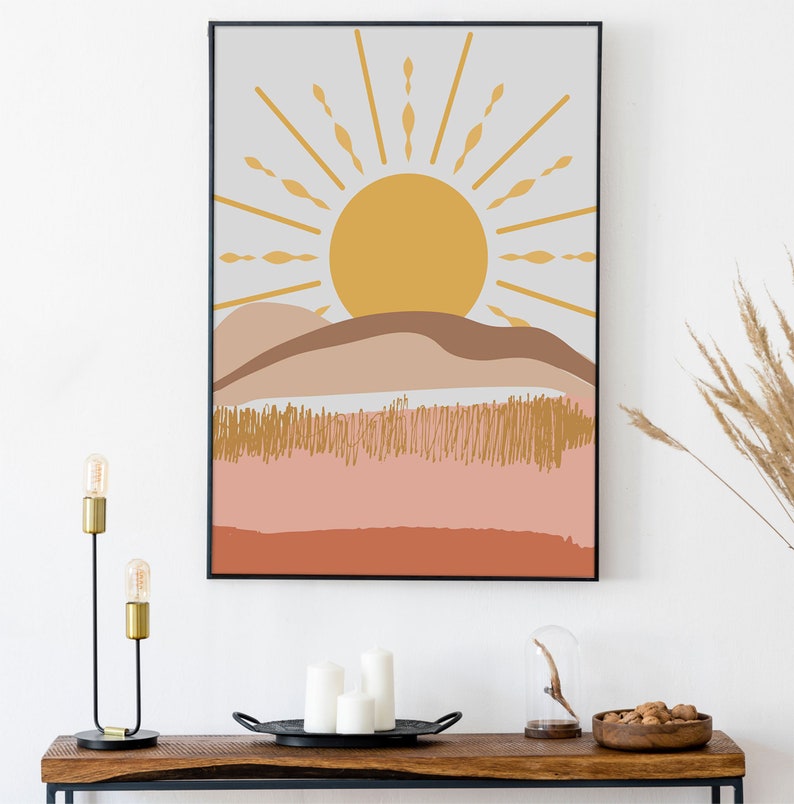 Sun Wall Art Sun Art Prints Rising Sun Art Sun Art Prints - Etsy