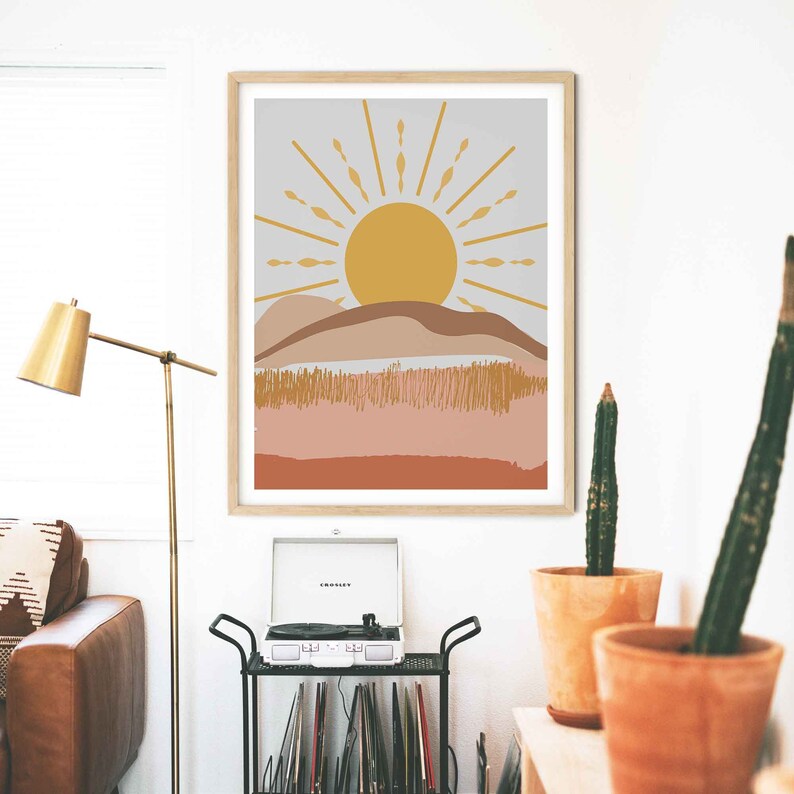 Sun Wall Art Sun Art Prints Rising Sun Art Sun Art Prints | Etsy