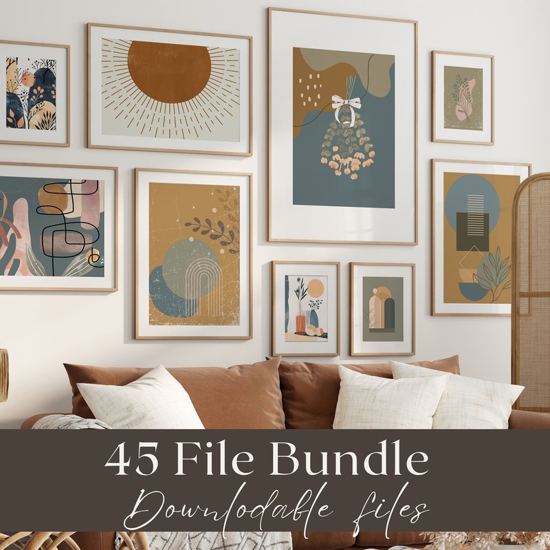 Boho Printable Wall Art - Etsy