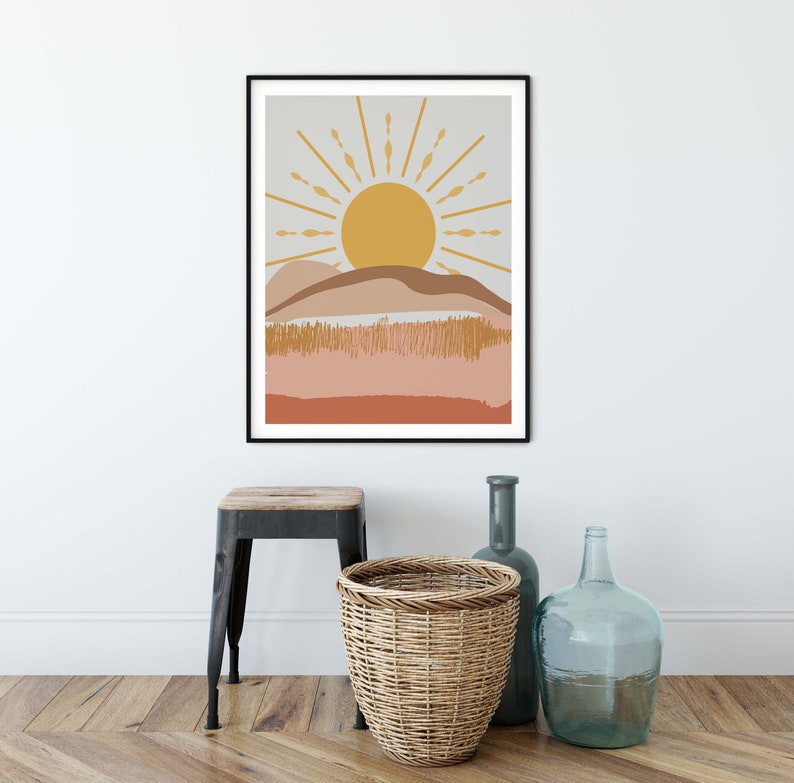 Sun Wall Art Sun Art Prints Rising Sun Art Sun Art Prints - Etsy