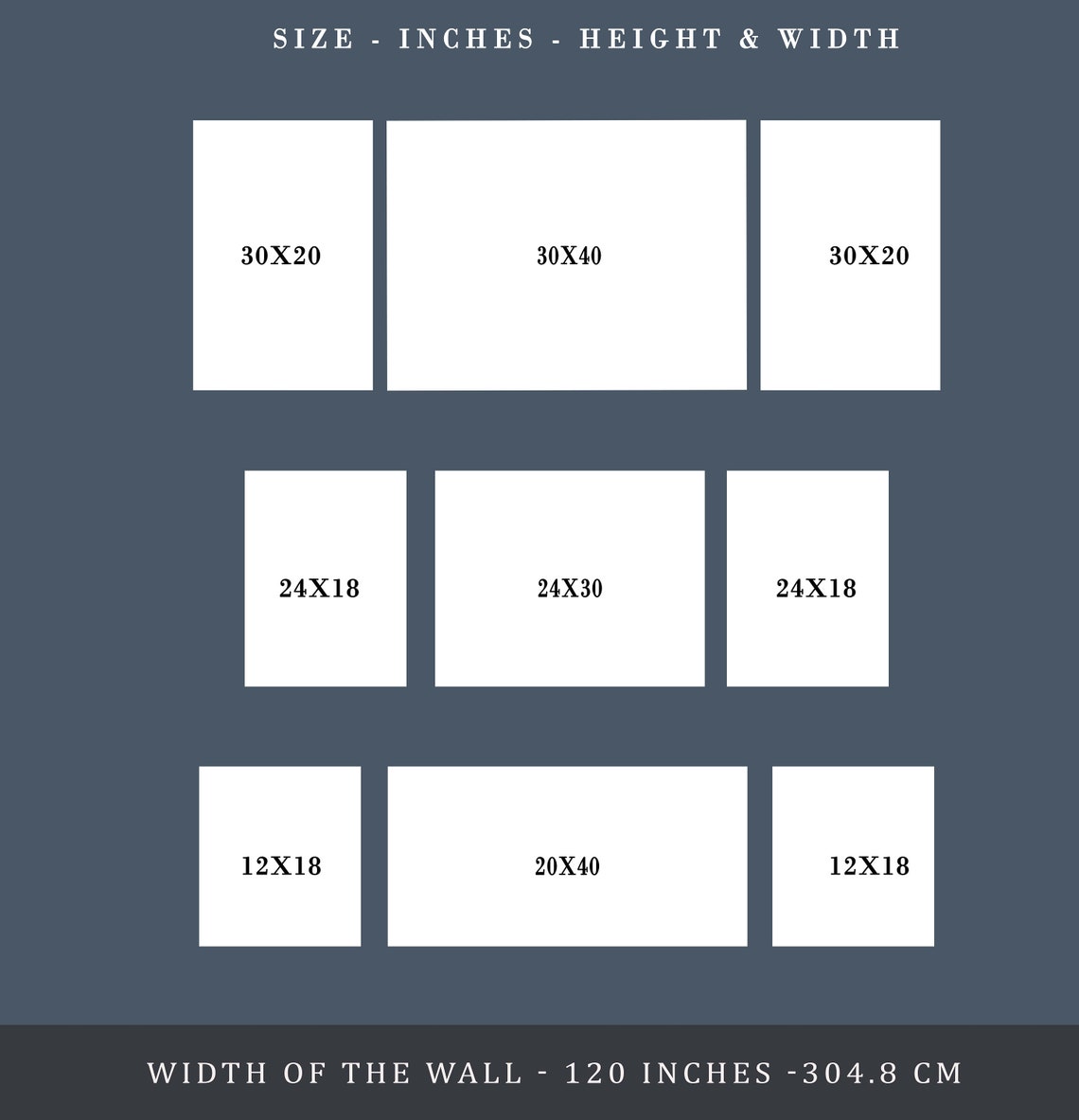 Set of 3 Canvas Wall Art Set of 3 Landscape Canvas Wall Art - Etsy