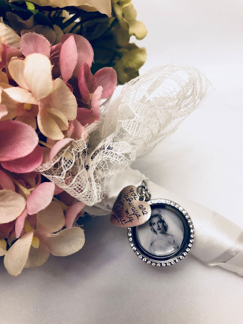 Silver Round Rhinestone Wedding Bouquet Charmyou Are - Etsy