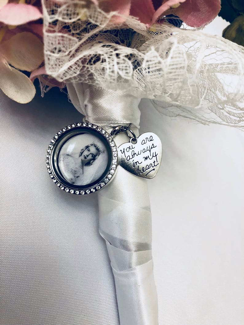 Silver Round Rhinestone Wedding Bouquet Charmyou Are - Etsy