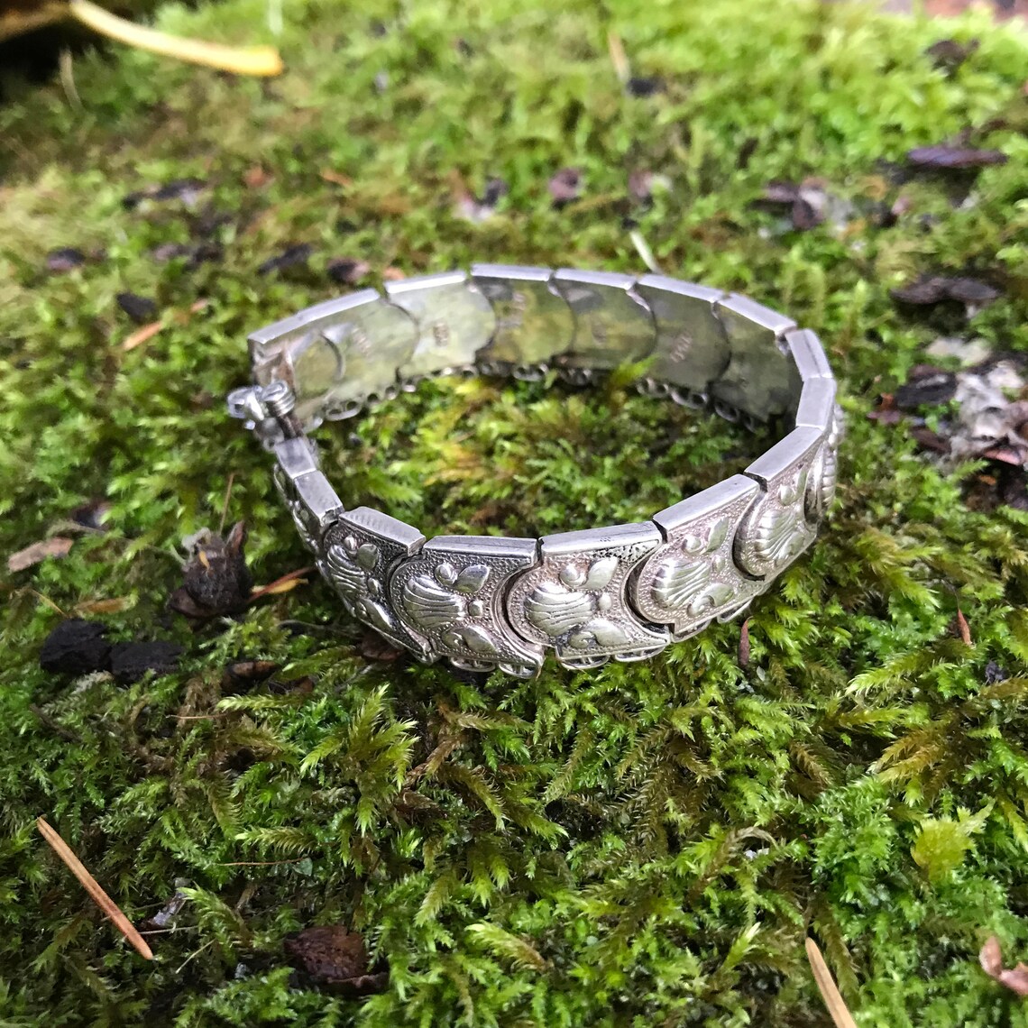 Antique Russian Silver Bracelet - Etsy