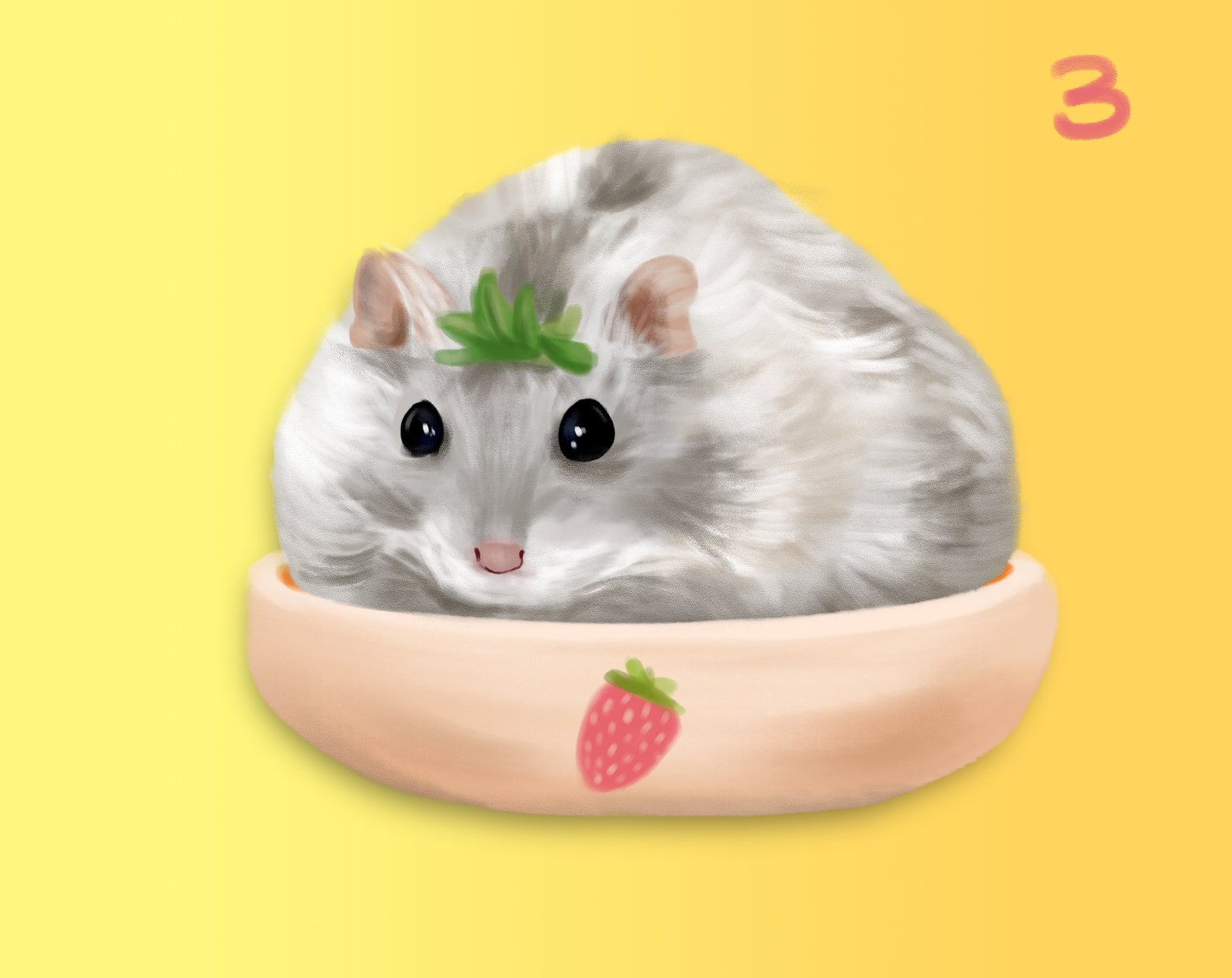 Realistic Hamster Illustration Stickers Cute Waterproof - Etsy