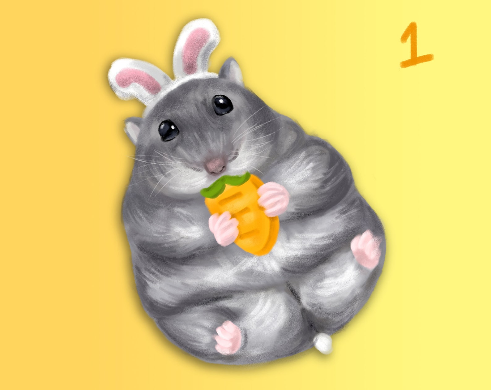 Realistic Hamster Illustration Stickers Cute Waterproof - Etsy