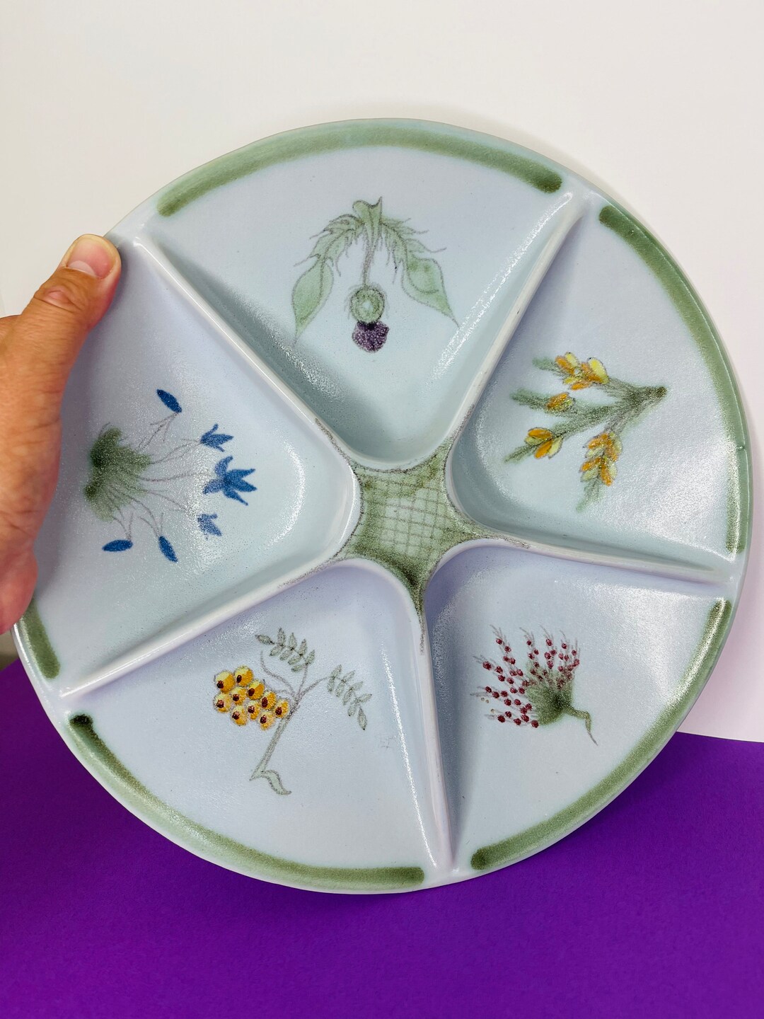 Vintage Buchan Thistleware Serving Plate Scotland - Etsy