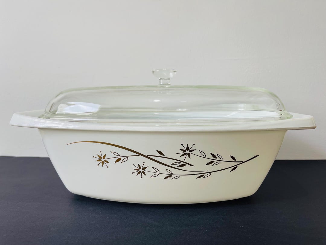 Vintage Pyrex Honeysuckle Gold USA 4 Qt - Etsy