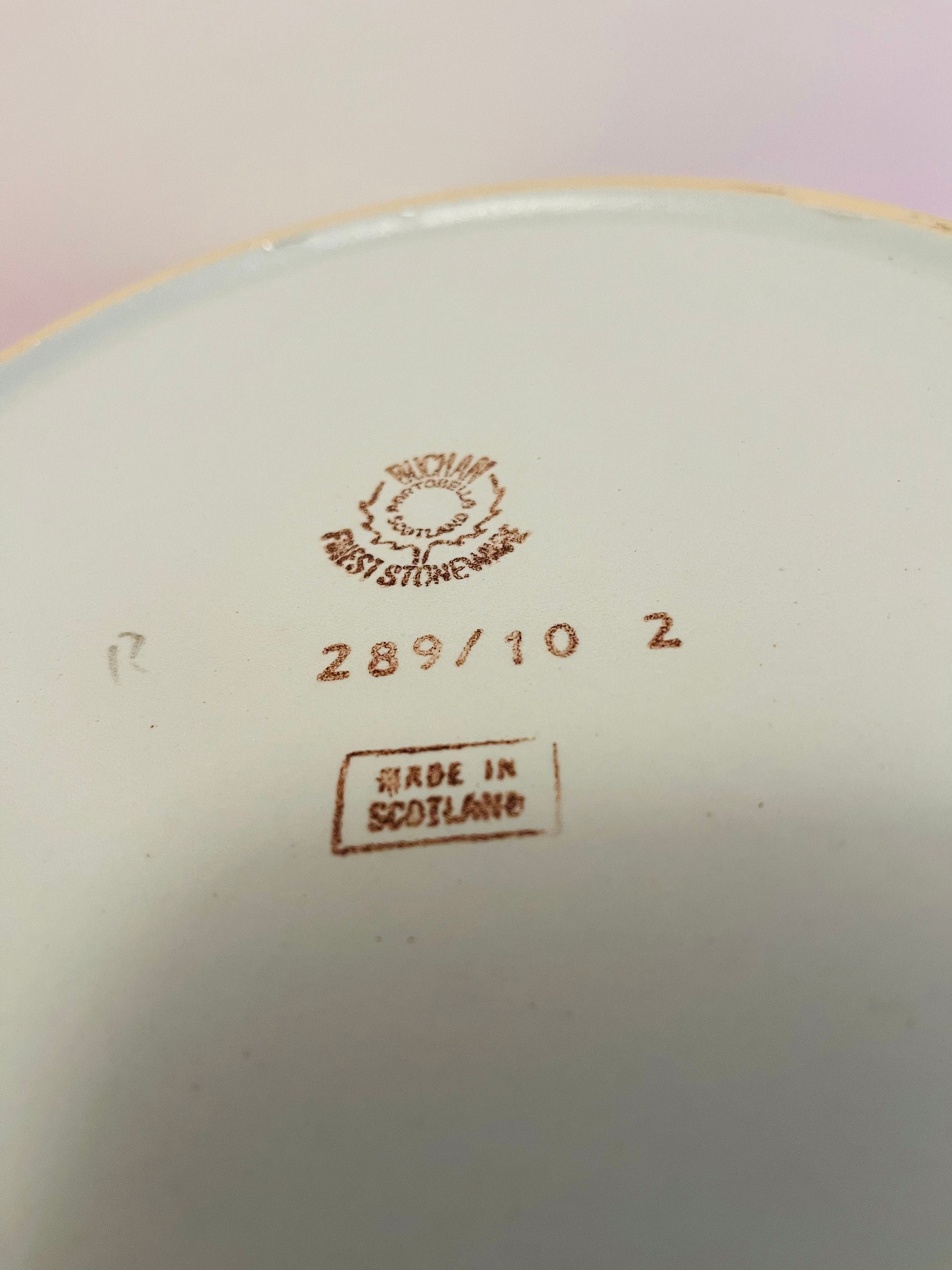 Vintage Buchan Thistleware Dinner Plates X 2 - Etsy