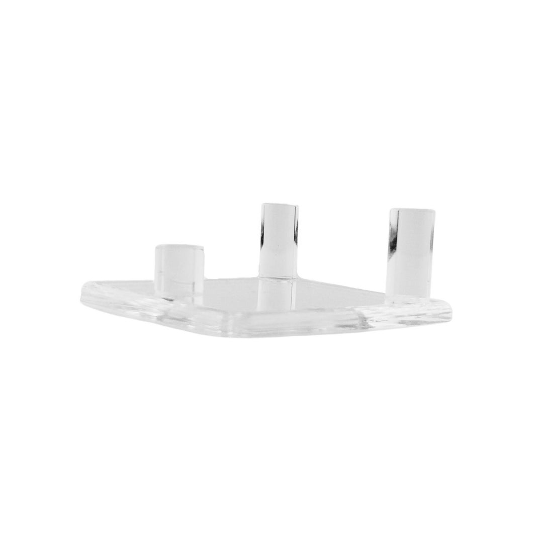 Crystal Stand, Plastic Display Stand, 3 Peg Clear Acrylic Mineral ...