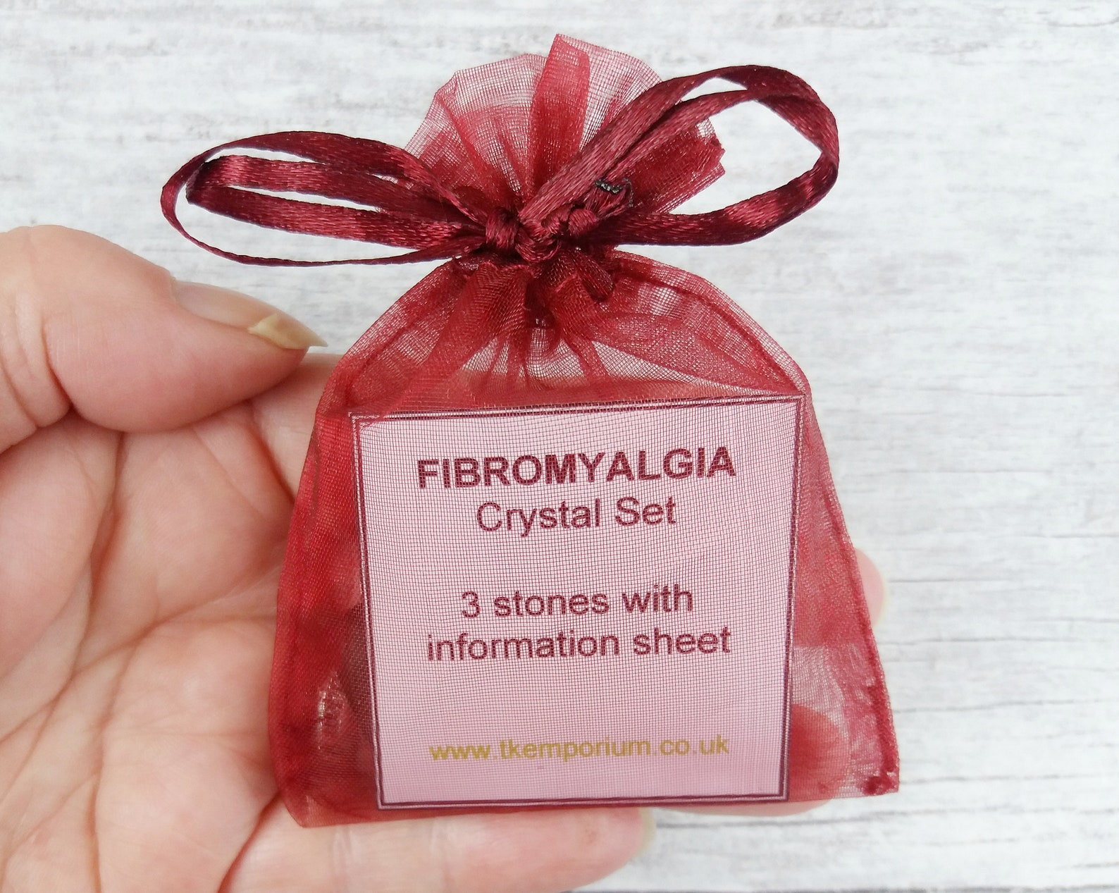 Fibromyalgia Self Care Gift Crystal Stones for Fibromyalgia | Etsy UK