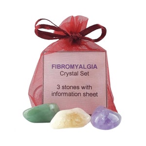 Fibromyalgia Self Care Gift, Crystal Stones for Fibromyalgia Relief ...