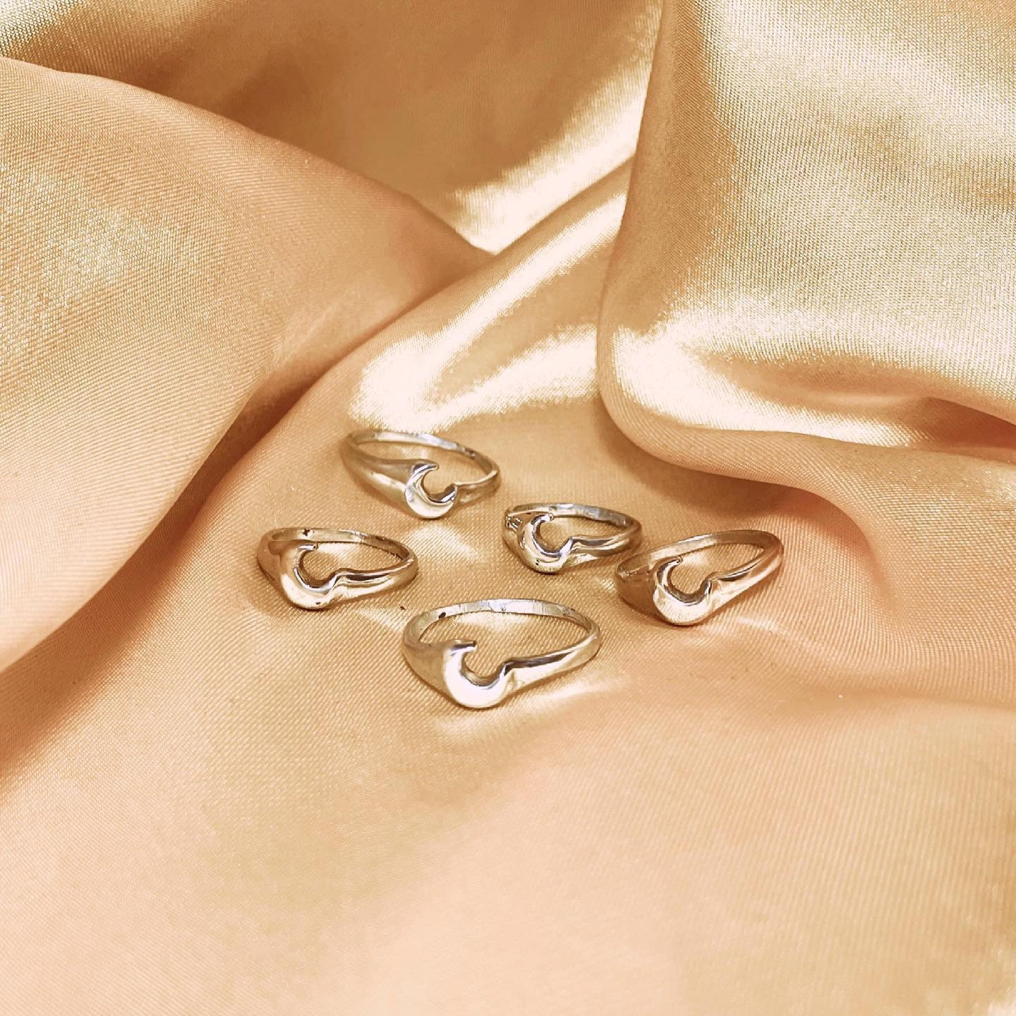 Mini Moon Ring - Etsy