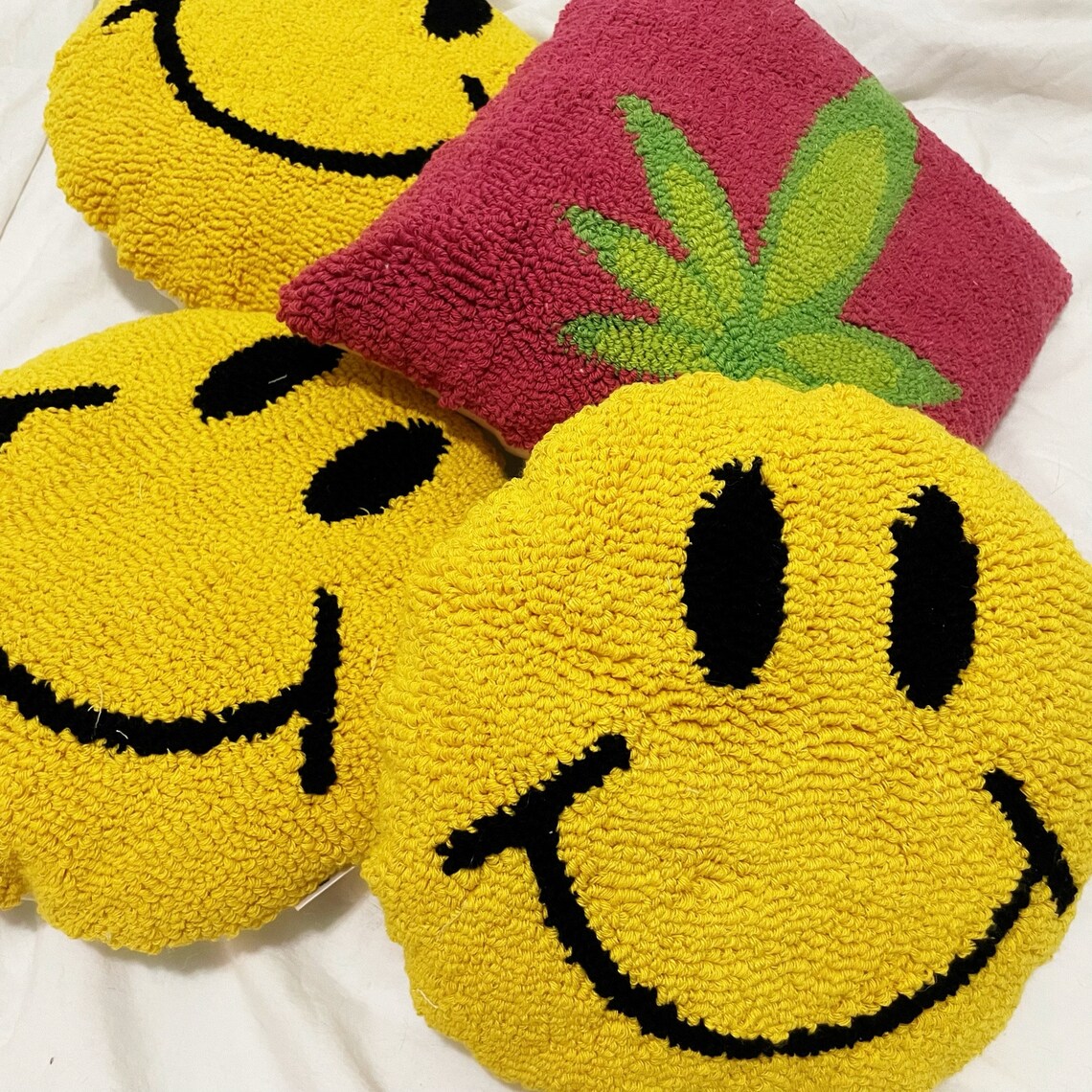 Smiley Pillow | Etsy