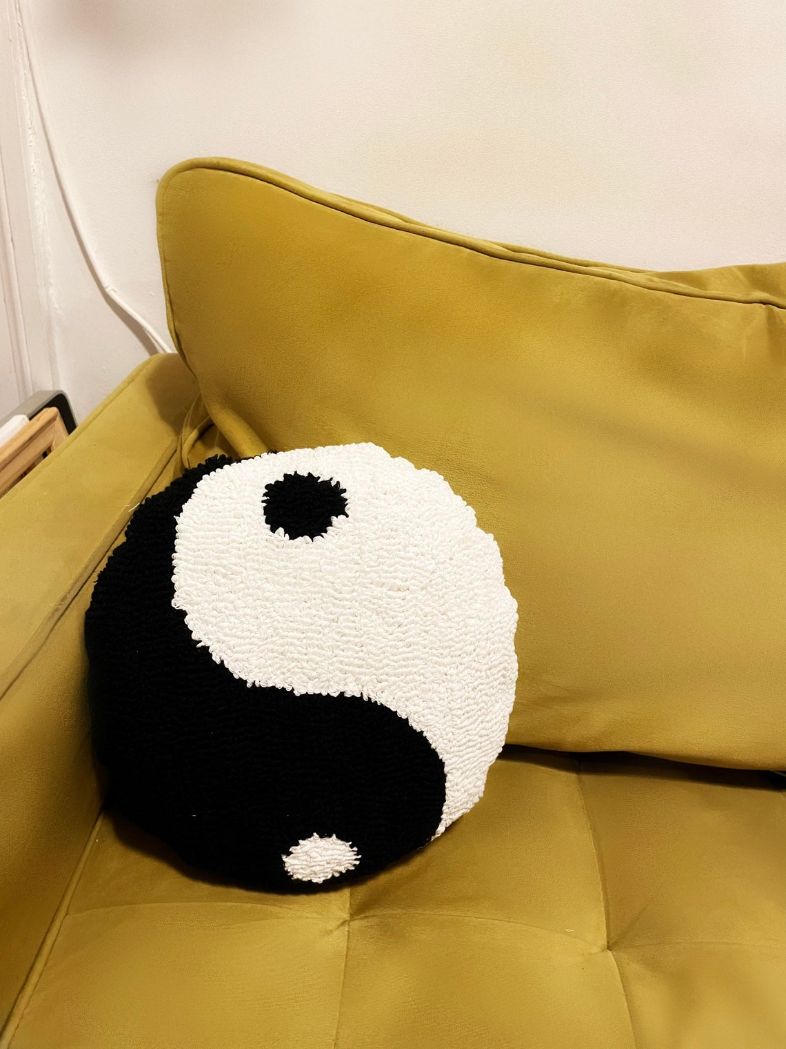 Yin Yang Pillow - Etsy