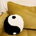 Yin Yang Pillow - Etsy