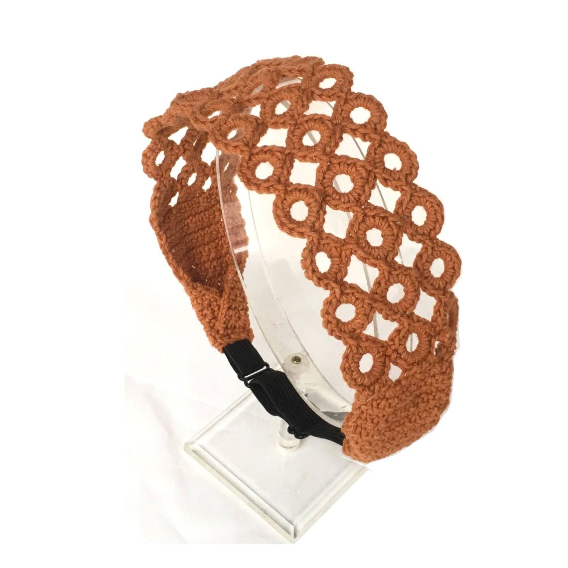 Wardani Crochet Headband Adjustble Elastic Handmade With Remy - Etsy